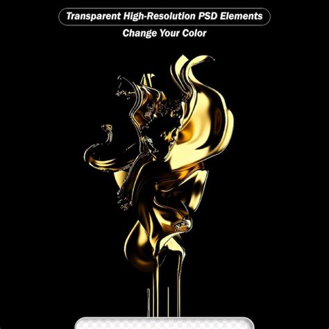 Premium Psd Mysterious Mystical Luxury Splash Of Gold