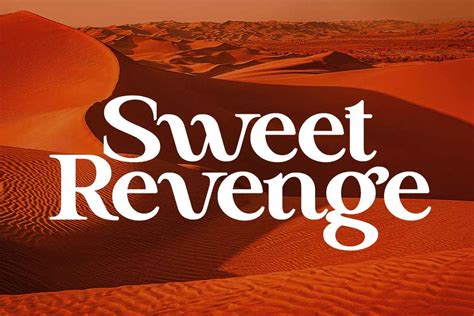 Sweet Revenge Font Fonts Hut