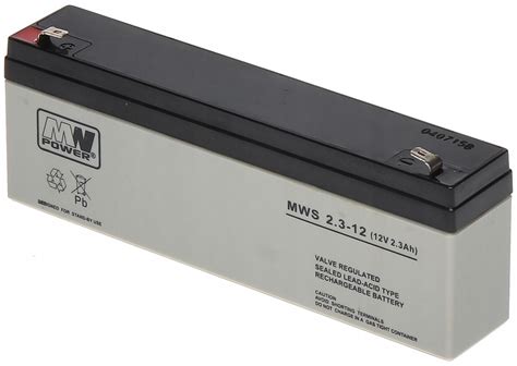 Akumulator Bezobsługowy 12V 2 3Ah Alarm Ups MWS 11124154331