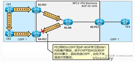 mpls vpn环境下双pe存在的问题及解析（ospf篇） 51cto