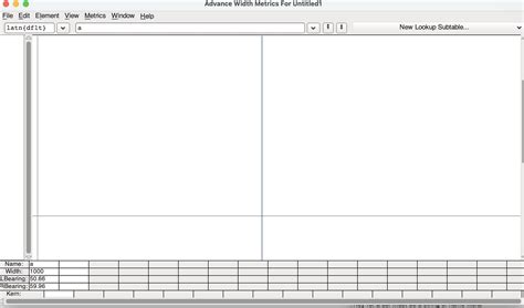 Adobe Illustrator Fontforge Not Showing Glyph In Metrics Or Preview