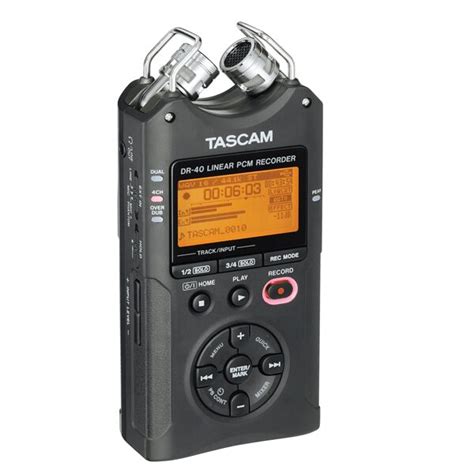 Tascam Dr 40x 4 Track Portable Digital Audio Recorder Bnc