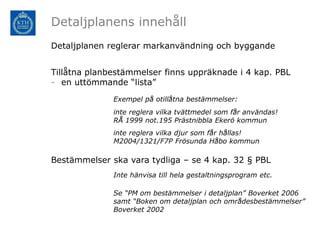Nps Otydliga Planbestämmelser Ppt