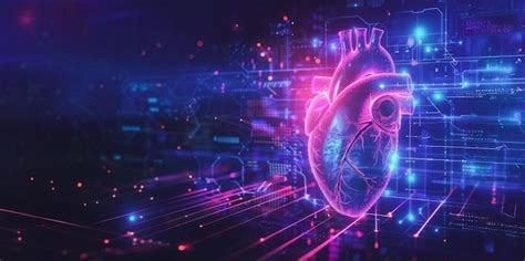 Artificial Intelligence Monitoring A Digital Human Heart Premium Ai