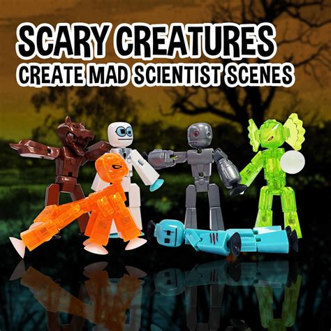Stikbot Monsters Werewolf And Cyborg Pack