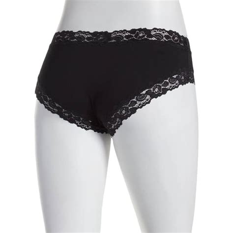 Womens René Rofé Cover Story Hipster Panties 155983 Blk Boscovs