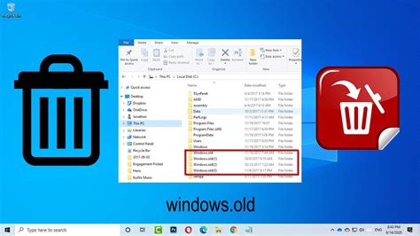 Cómo eliminar la carpeta Windows old YouTube