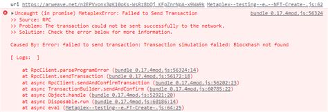 1 Failed To Pack Instruction Data · Issue 2267 · Metaplex Foundation