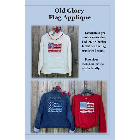Old Glory Flag Appliqué Pattern Shabby Fabrics