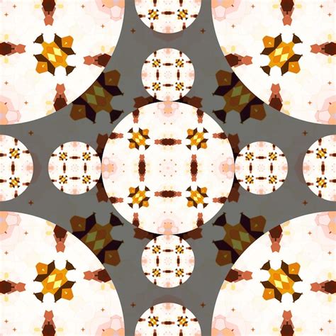 Premium Photo Seamless Abstract Symmetrical Pattern