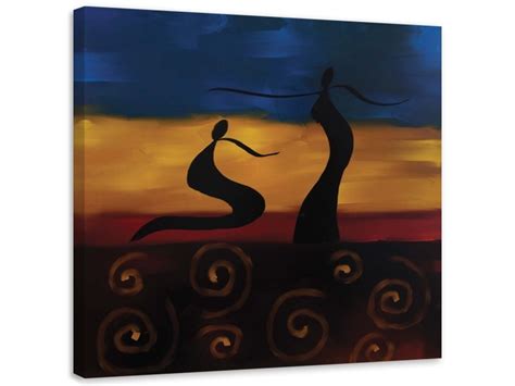 Feeby Tableau Sur Toile Afrique Abstrait X Can Tyk M X Conforama