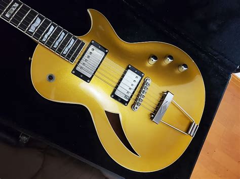 Esp Eclipse Semi Hollow Body Goldtop C 2006 Reverb