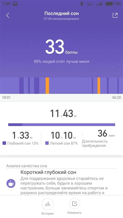 Mi Fit не знает толк в хорошем сне Пикабу