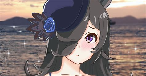 ライスシャワーウマ娘 水着ライス グラッセのイラスト Pixiv