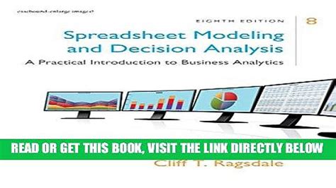 Spreadsheet Modeling And Decision Analysis 8th Edition Throughout Pdf