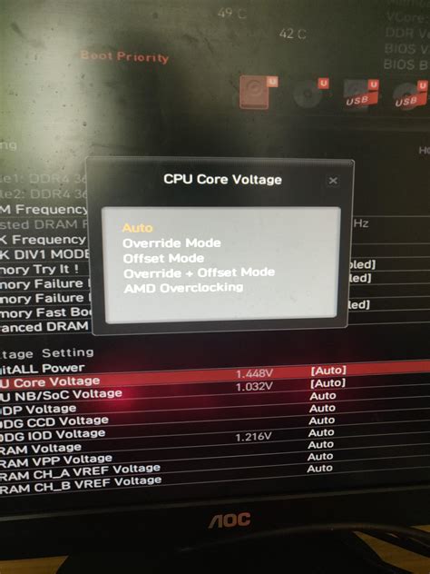 I Want To Change My Cpu Core Voltage To A Lower Amount I Want My Cpu