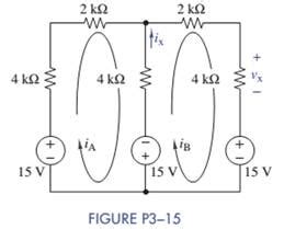 A Formulate Mesh Current Equations For The Circuit In Figure P