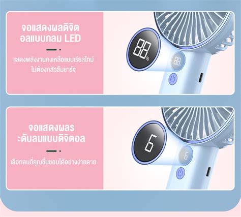 Basike Handheld Fan พัดลมขนาดพกพา พัดลมไร้สาย พัดลมมินิ พัดลมมือถือ
