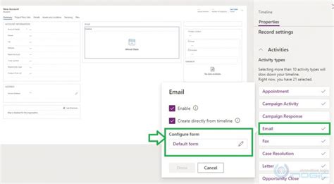 Configuring Timeline Showhide Activity Display Information In