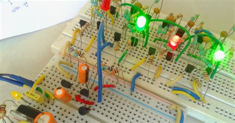 4 Bit Up Counter And Bcd Using Discrete Transistor