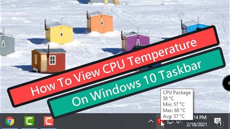 How To View CPU Temperature On Windows Taskbar Tutorial YouTube