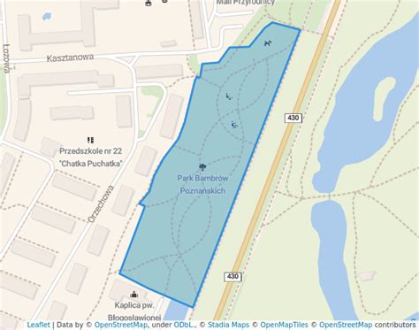 Park Bambrów Poznańskich In Poznań Map And Routes