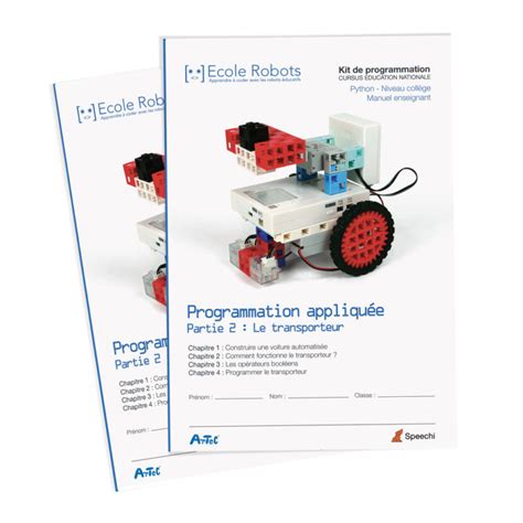 Manuel Python N°1 Les Bases De La Programmation Collège Ecolerobots
