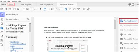Create and Verify PDF Accessibility