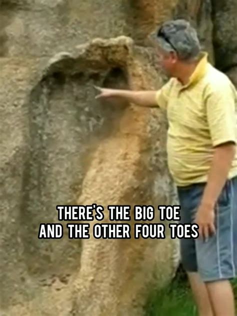 Giant Footprint Found In South Africa Giant Footprint Found In