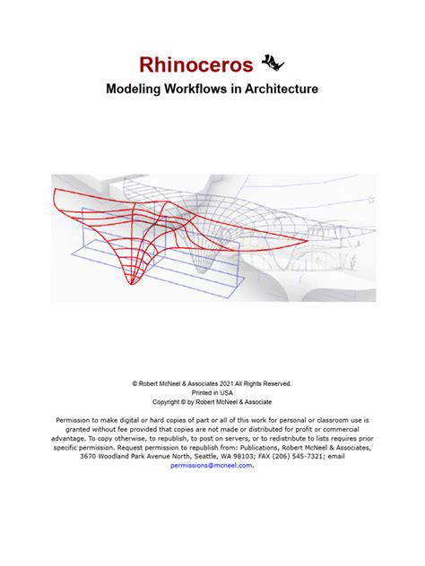 rhino modeling workflows in architecture pdf command line interface