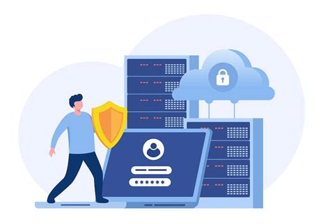 Premium Vector Cyber Security Data Protection Metaphors Set Database Cyber Security Control