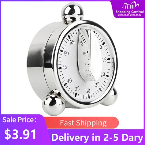 60 분 주방 기계식 타이머 요리 알림 주방 사무실 카운트 다운 타이머 알람 시계주방 타이머 Aliexpress