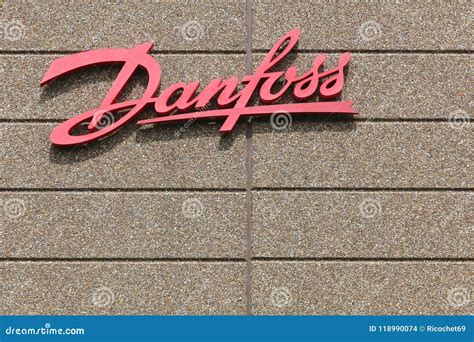 Danfoss Sign On A Wall Editorial Stock Image Image Of Group 118990074