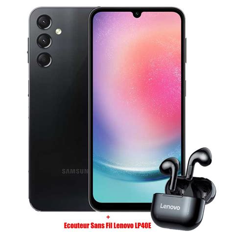 Samsung Galaxy A24 4g 6go 128go Noir A Bas Prix Spacenet