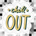Chill Out Icon Download In Sticker Style