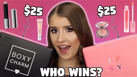 Boxycharm Vs Ipsy Glam Bag Plus May Unboxing Youtube