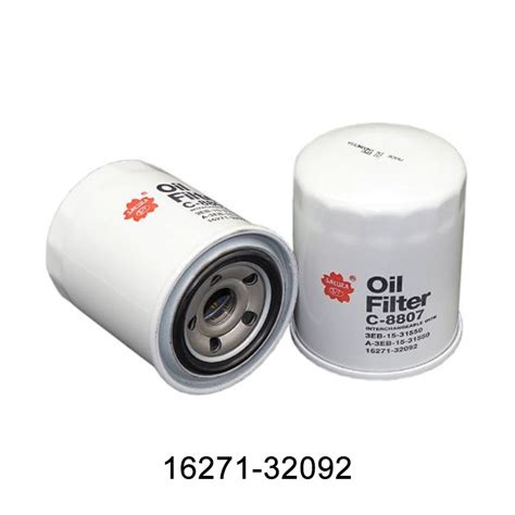 Engine Spare Oil Filter 16271 32092 C880 For Kubota D1105 China