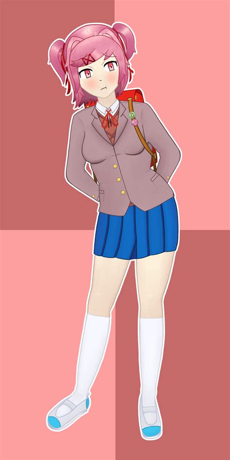 Natsuki In The Rain 💗 By Shinallen17 On Twitter Rddlc