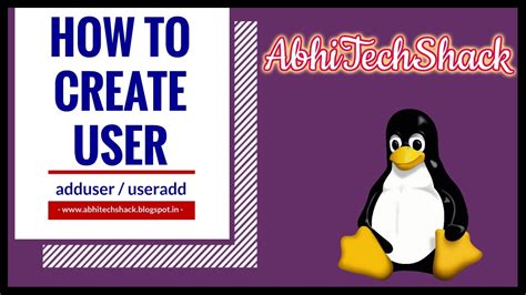 How To Create User In Linux Adduser Useradd Youtube