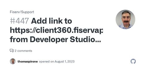 add link to client360 login from