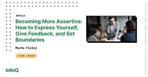 Becoming More Assertive How To Express Yourself Give Feedback And