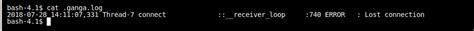 Lost Connection Error · Issue 1314 · Ganga Devsganga · Github