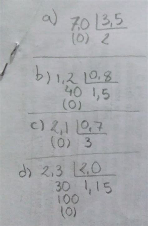Calcular A 7÷ 35 B 12÷08 C 21÷07 D 23÷