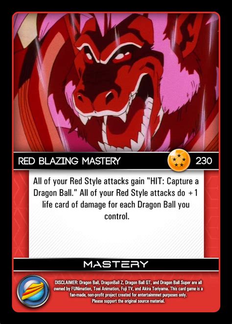 Red Blazing Mastery By Dragonballproxyhouse On Deviantart