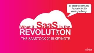 Saastock Jacco Vander Kooij Ppt