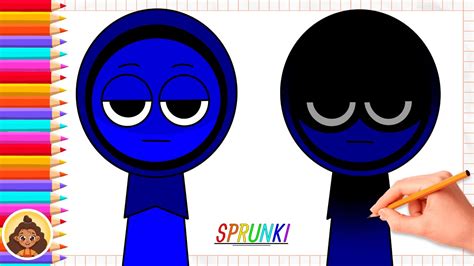 How To Draw Jevin Blue And Jevin Horror Version From Sprunki