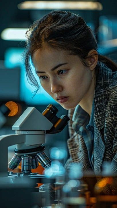 Free Scientist Using Microscope Image Scientist Microscope