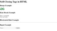 What Are Self Closing Tags In HTML GeeksforGeeks