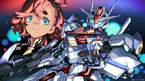 Suletta Mercury And Gundam Aerial Gundam And 1 More Drawn By Jnt