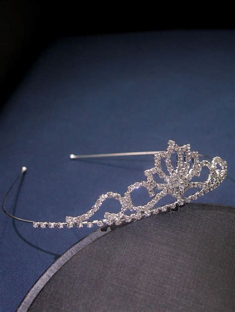 Diadema de boda con diamante de imitación con diseño de corona Moda